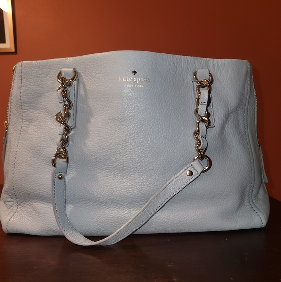 kate spade | Bags | Kate Spade Light Blue Shoulder Bag | Poshmark